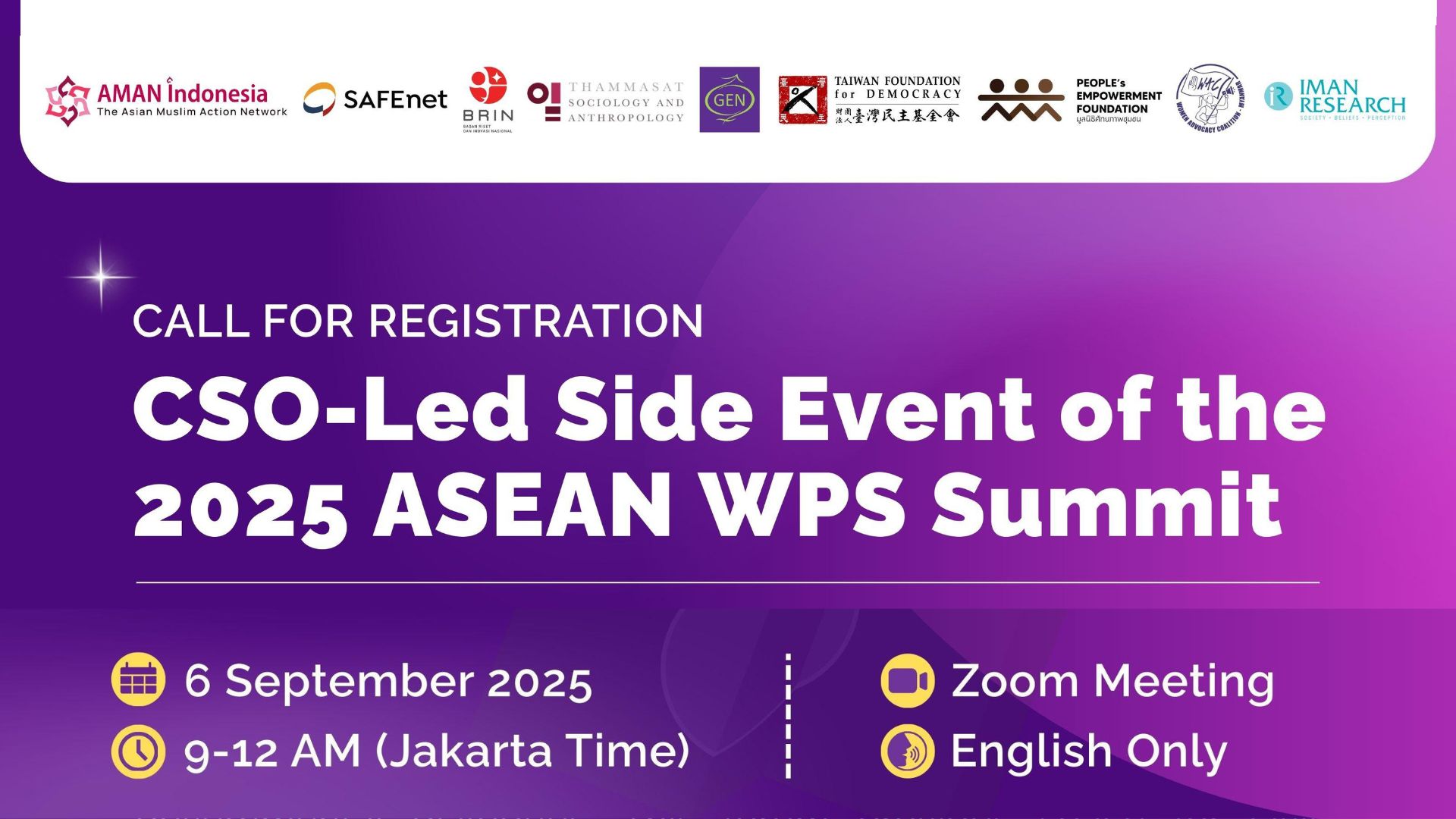 CSO-Led Side Event on The 2nd ASEAN WPS Summit - Securing the Future ...